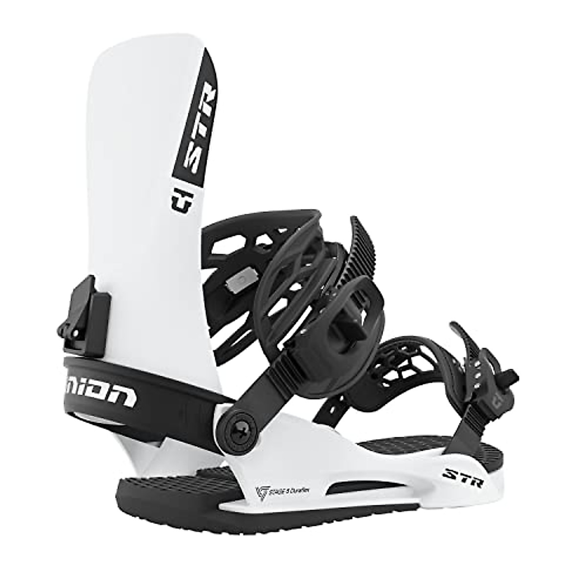 Union STR Snowboard Bindings Mens Sz M (8-10) White