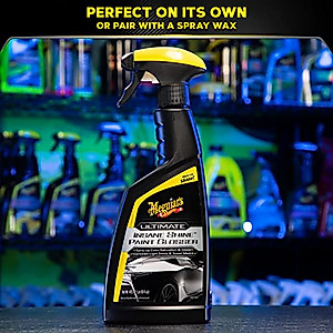 Meguiar's Ultimate Insane Shine Paint Glosser - Spray Gloss Enhancer That Gives an Amazing High Gloss Finish for Your Paint - 16 Oz Spray