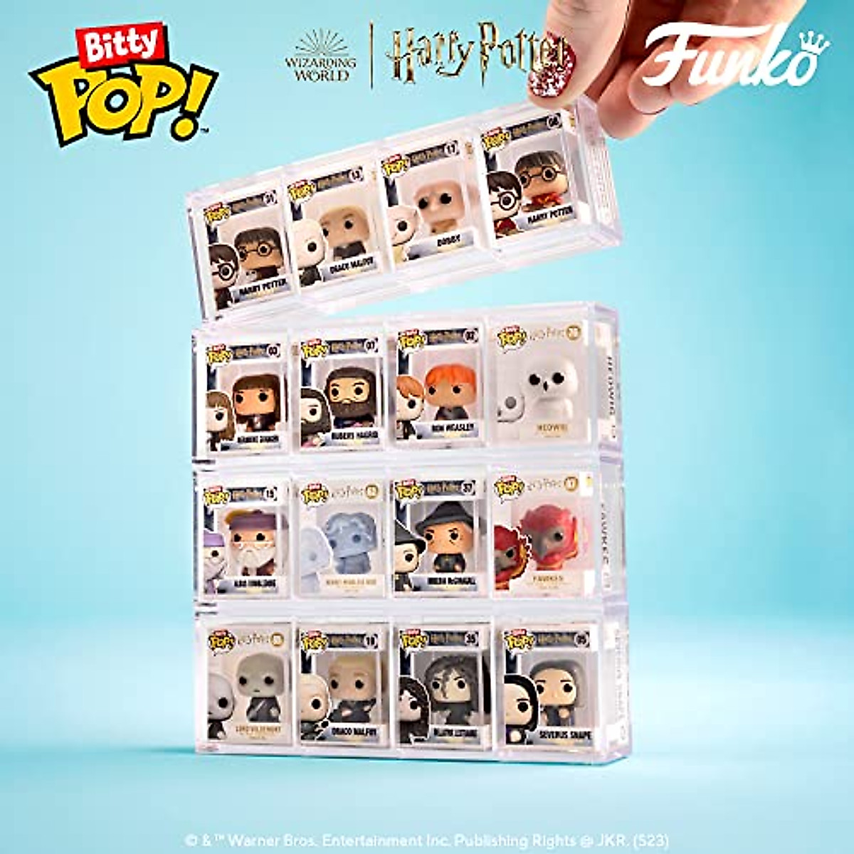 Funko Bitty Pop! Harry Potter Mini Collectible Toys 4-Pack - Albus Dumbledore, Nearly Headless Nick, Minerva McGonagall & Mystery Chase Figure (Styles May Vary)