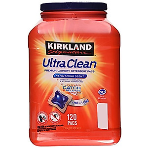 Kirkland Signature Ultra Clean Laundry Detergent, 120 Pacs