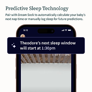 Owlet Cam Smart Video Baby Monitor with Video Camera and Audio - Secure Wifi, 1080p Night Vision, Customize Cry, Sound and Motion Alerts, 2-way audio, Mounting kit