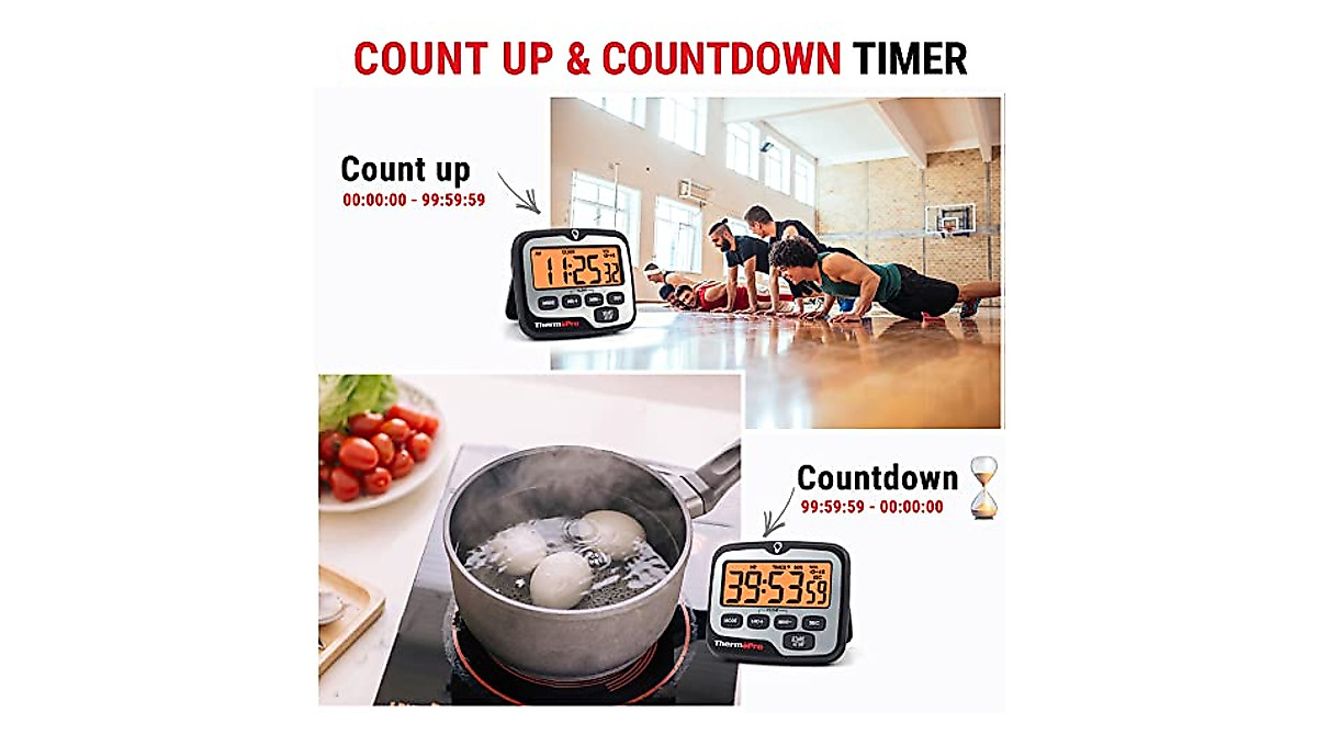 ThermoPro TM01 Kitchen Timers for Easy Cooking