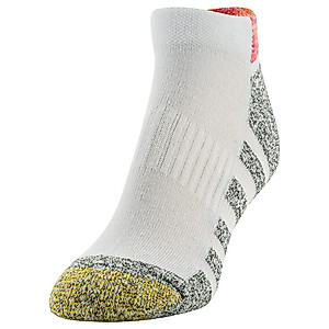 GOLDTOE Women's Eco Sport Low Cut Socks, 6-Pairs, Prism Pink Assorted, Medium