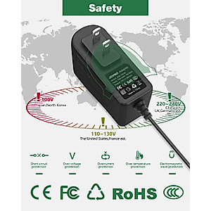 HQ8505 Replacement Charger Cord Fit for 2300 3500 7000 5000 3000 Series mg5750 mg7750 Electric Shaver Razor, Aquatec Arcitec Multigroom Beard Trimmer