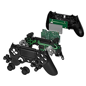 Sonicon Wireless Elite Controller w/ 4 Remappable Back Paddles, Customized Modded Gaming Controller Compatible for PS4, PC, Switch, Raspberry Pi Retropie Emulators