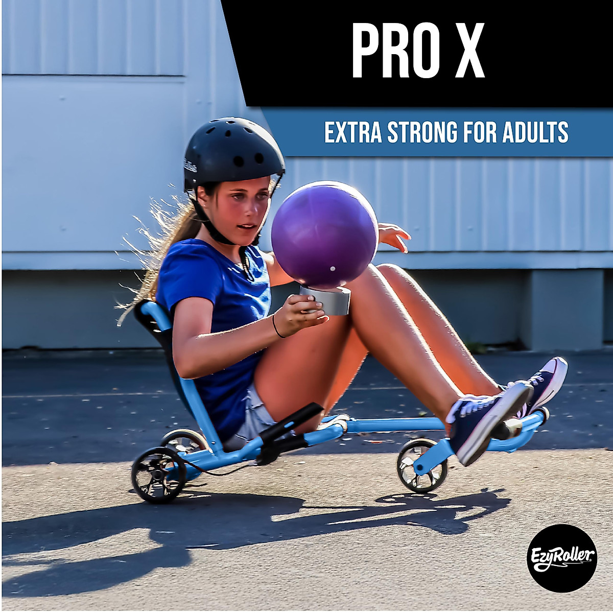 EzyRoller New Pro-X Ride On Toy for Kids and Adults - Red