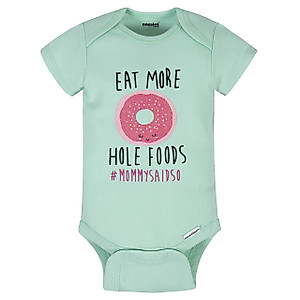 Onesies Brand Baby Girl's 8-Pack Short Sleeve Mix & Match Bodysuits, Pink Sweet Treats, 6-9 Months