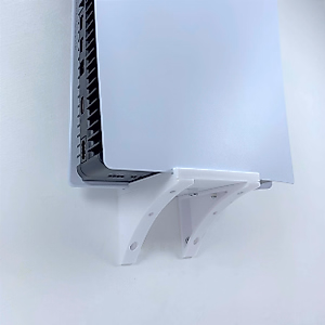 3D Cabin PS5 Wall Mount Wall Bracket Holder Stand for Play Station 5 Disc White Right
