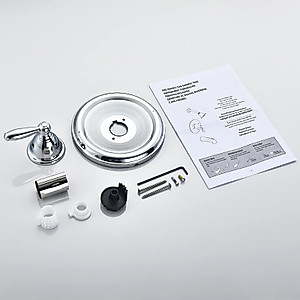 Pressure Balancing Tub and Shower Trim Kit, Compatible with Moen Posi-Temp Valve, Chrome