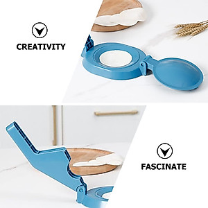 Angoily Tortilla Press Dumpling Wrapper Maker Manual Tortilla Maker Press Tortillas Pancakes Dumpling Skin Dough Presser Dough Pressing Tool Dumpling Wrapper Presser Blue Tortilla Warmer