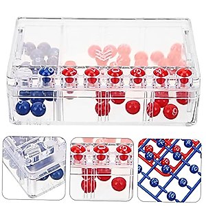 Totority 1 Set Analog Number Picker Portable Game Console Mini Dice Mini Accessories Lottery Games Props Portable Lottery Machine Fortunate Number Picker Plastic Party Supplies Lottery Case