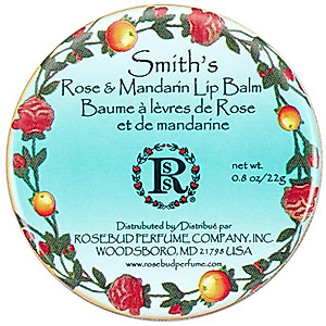 Rosebud Smith's Lip Balm, Rose and Mandarin, 0.8 Ounce