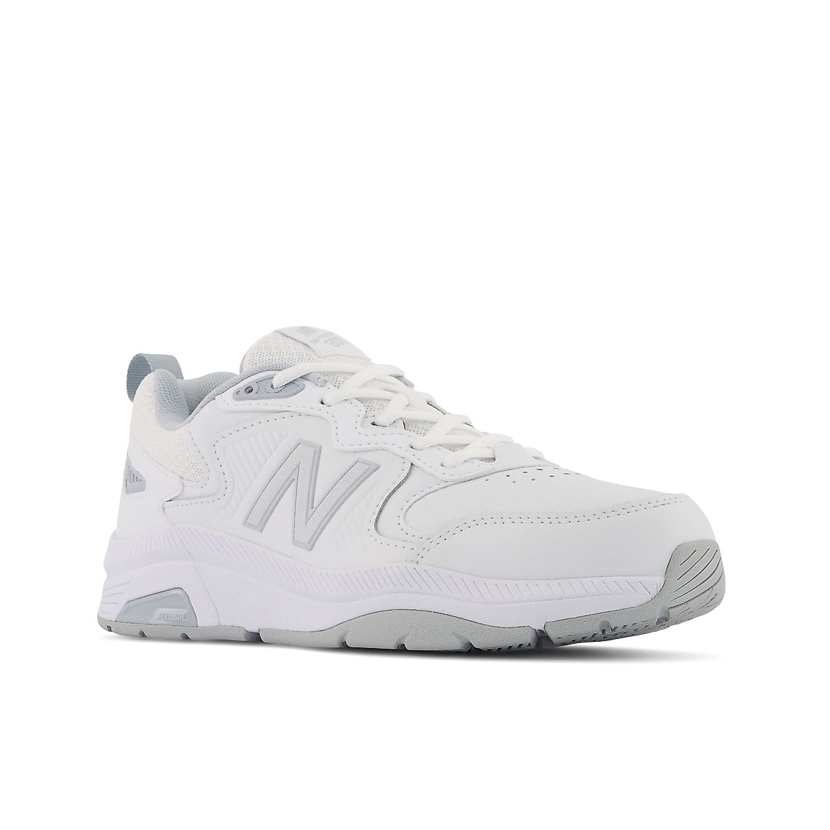 New Balance Women's 857 V3 Casual Comfort Cross Trainer, White/Cyclone, 6