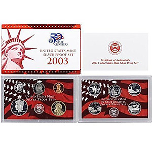 2003 U.S. Mint Silver Proof Set Set Uncirculated