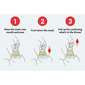 LifeVac Yellow Travel Kit 2 Pack - Portable Suction Rescue Device, First Aid Kit for Kids and Adults, Portable Airway Suction Device for Children and Adults