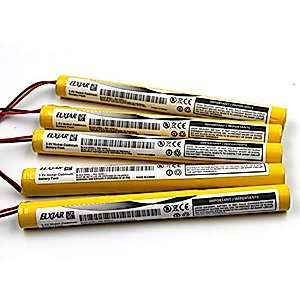elxjar (5-Pack) 3.6V 900mAh OSA-191 Ni-CD Battery Pack Replacement for Emergency/Exit Light 026-186 Battery All Pro 026186 Cooper APEL Battery APLEL Teig T26000186