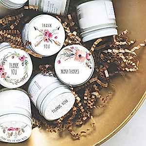 Berst 1inch Thank You Stickers/Adhensive Kraft Paper/Envelope,Packages,Gift,Letter,Bottle,Present for Sealing or Decoration/Father's Day/Mother's Day(500pcs/Roll) (Thank You-6)