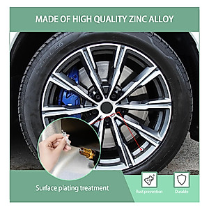 Ziciner 10 PCS Car Tire Valve Stem Cores, Premium TPMS Safe Nickel Plated Auto Valve Cores, Universal Vehicle Tire Repair Valves for Cars, SUVs, Bicycles, Trucks, Motorcycles