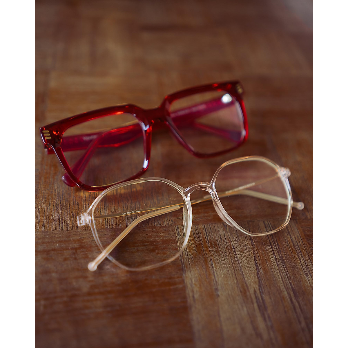 VISOONE Lightweight TR90 Blue Light Blocking Glasses Frame with Anti Glare Eye Protection for Women and Men RANE