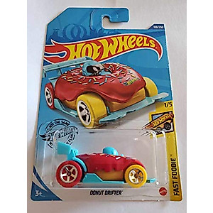 Hot Wheels 2020 Fast Foodie Donut Drifter, Red 108/250