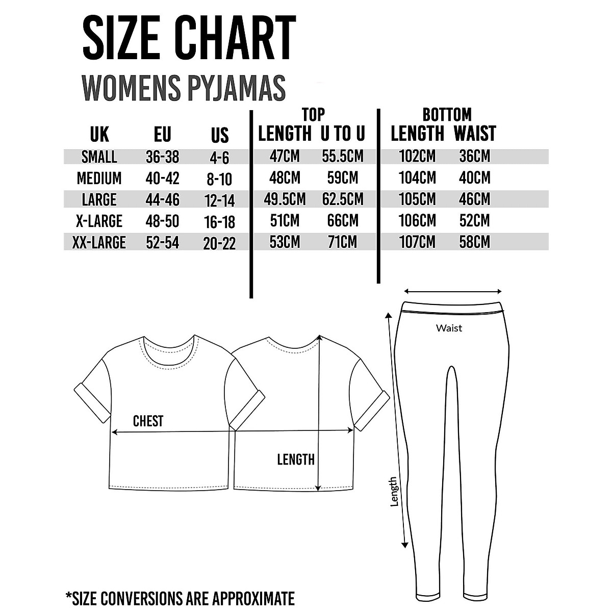 Barbie Pyjamas Womens Animal Print Logo Cropped T-Shirt Bottoms Pjs White