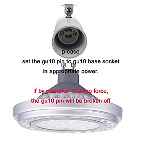 QLEE Dimmable GU10 Base AR111 15W 30°Beam Angle SMD LED Bulb 3000k Warm Light AC120V Spotlights Down Track Light 1500Lm