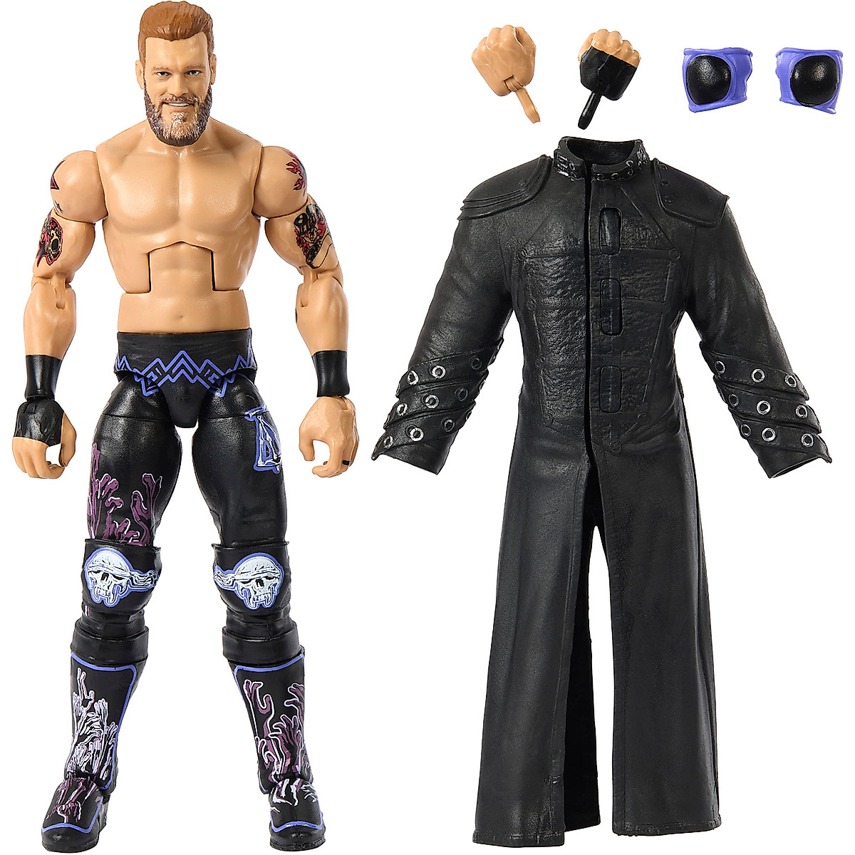 Mattel WWE Edge Elite Collection Action Figures, Deluxe Articulation & Life-like Detail with Iconic Accessories, 6 in