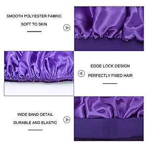 LADES Kids Hair Satin Bonnet for Sleeping, 3 Pieces Soft Toddler Satin Bonnet Sleeping Cap for Girls Curly Hair Gifts Multicolored