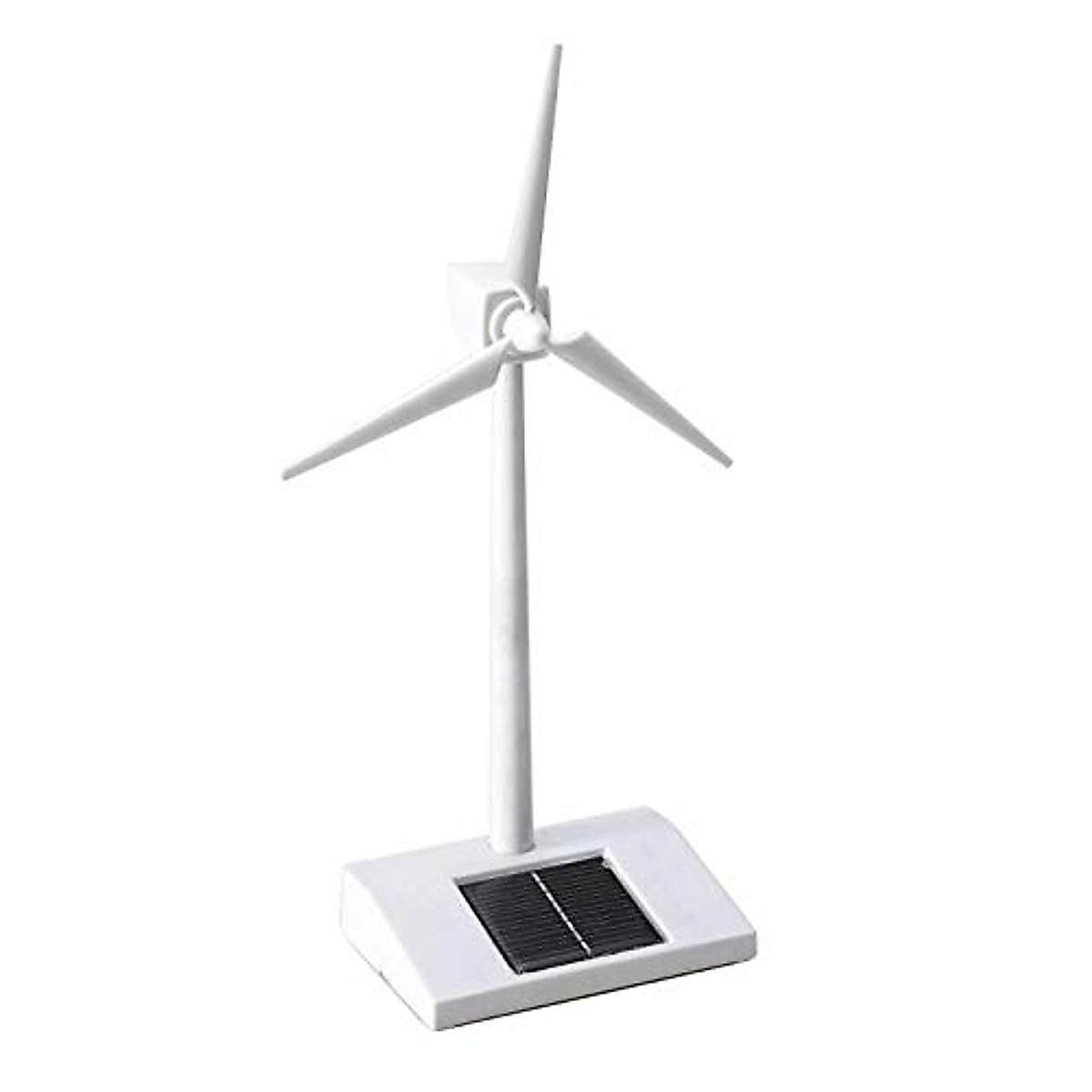 ZAMTAC Mini Solar Wind Power Kids Science Teaching Wind Turbines Solar Assembly kit - (Color: White)