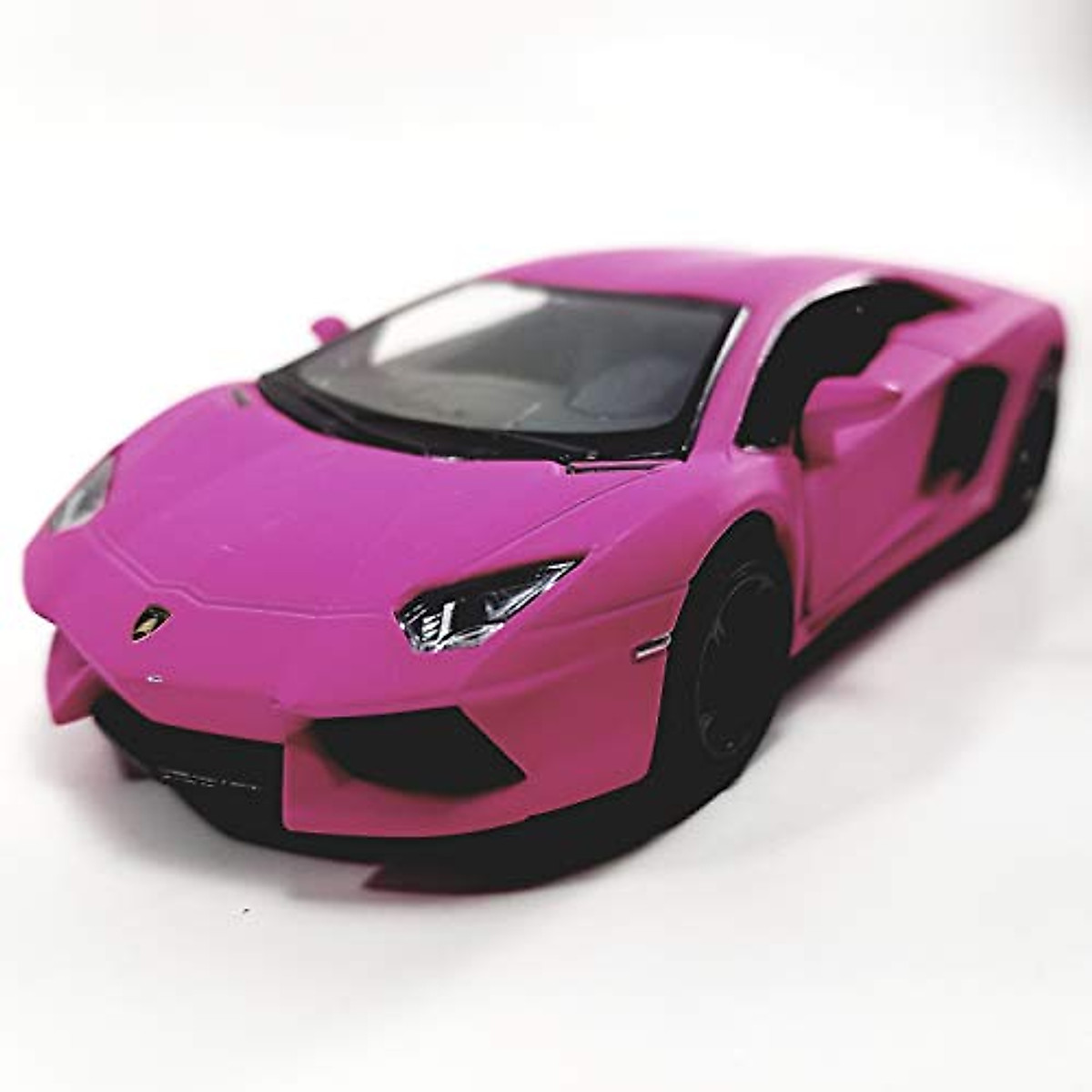 Kinsmart HOT Pink Matte Aventador LP-700 1/38 O Scale Diecast Car