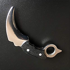 KOWAKA Pocket Knife EDC Mini Hunting Knife Tactical Survival Microtech Outdoor Claw Knife Keychain Neck Blade Knife Set Camping Tool