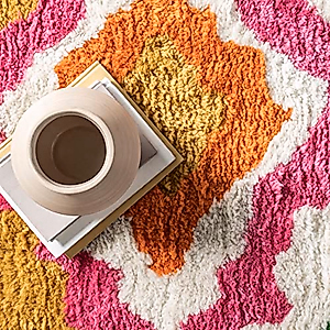 nuLOOM Abbey Carnival Handmade Shag Area Rug, 5 ft x 8 ft, Multi