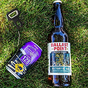 2 Pcs Flat Bottle Opener Attachable Keychain Can Opener Beer Openers for Bar Bartender Kitchen, Gift for Men Husband Dad Father Boyfriend