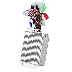Demeras Brushless Controller Aluminium Alloy Electric Brushless Sine Controller Box Accessory for Electric Scooter E to Bike(36 48V)