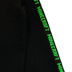 Minecraft Boys Creeper Sweatshirt Size 12 Black