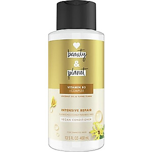 Love Beauty and Planet Conditioner with Vitamin B3 Coconut Oil & Ylang Ylang for Intensive Repair for Damaged Hair Sulfate, Silicone, & Paraben Free. Cruelty-Free. 13.5 oz