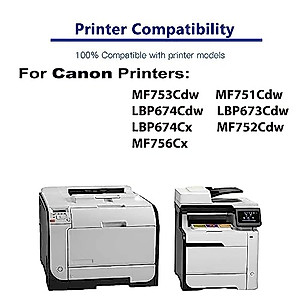 1-Pack (Black) Compatible High Yield CRG-069H CRG069H (5098C001) Laser Printer Toner Cartridge Used for Canon MF753Cdw MF751Cdw LBP674Cdw LBP673Cdw LBP674Cx MF752Cdw MF756Cx Printer