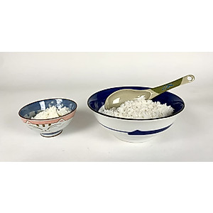 JapanBargain 2345, Set of 2 Serving Spoons Japanese Soup Serving Spoons Chinese Soup Serving Spoons Rice Serving Spoons Table Serving Spoons, Green Melamine