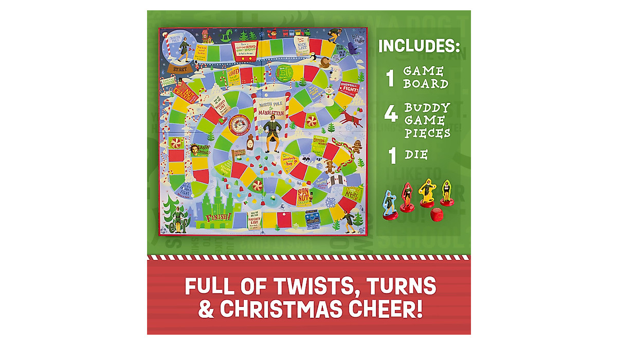 Paladone Elf Game - Fun Christmas Board Game for Kids & Families