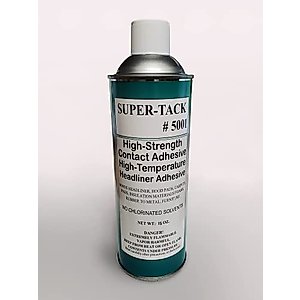 Upholstery HIGH Temperature/Strength Web Spray Glue Contact Adhesive 15oz. for Fabric, Foam, Acoustic Panels, Crafting & Automotive Headliner. Fabric, Foam, or Vinyl to Fabric, Foam, Vinyl, or Wall.