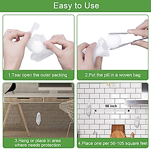 10 Pack Mouse Repellent Mice Deterrent Repellent for House, Rat Repellent Peppermint Oil to Repel Mice and Rats, Rodent Repellent Balls for Outdoor Indoor Pest Insect Control