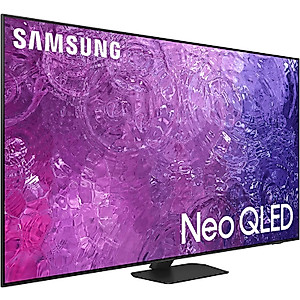 SAMSUNG QN65QN90CAFXZA 65 Inch Neo QLED Smart TV with 4K Upscaling with a 5S-4KHD2-2.5M V-Series 2.5m Premium 4K HDR HDMI Braided Cable (2023)