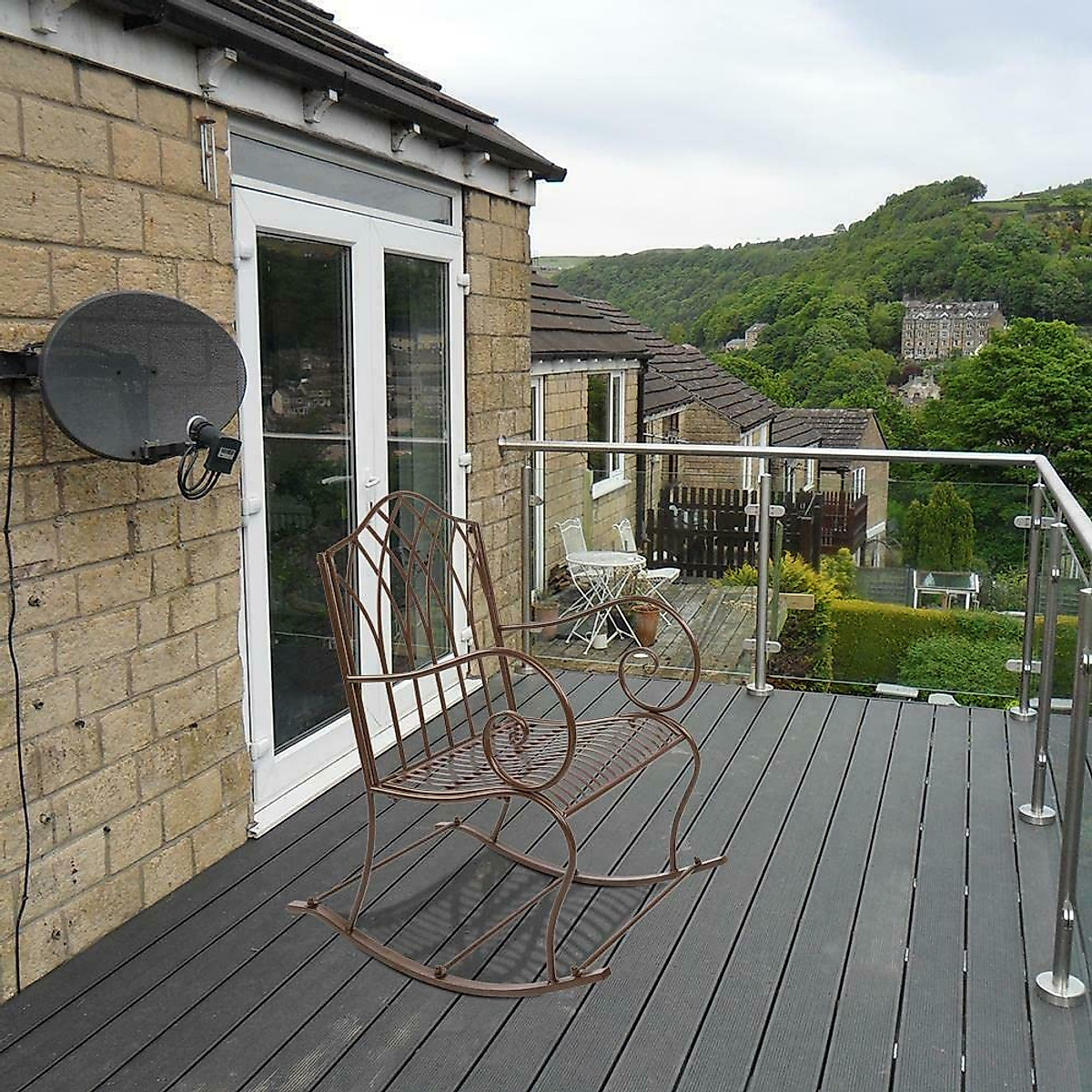 JHUS Rocking Chair Porch Rocker Garden Seat for Indoor Outdoor Front Porch Bedroom Quir Chair Rocking Chair Rocker Chair Rocker Camp Chair Rocker Recliner Rocking Camp Chair Rocking Chairs