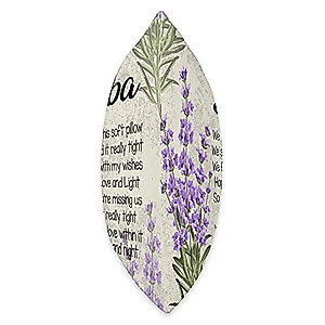 Cute Gifts for Grandma Baba Gifts Grandma from Grandkids Purple Lavender Floral Throw Pillow, 16x16, Multicolor