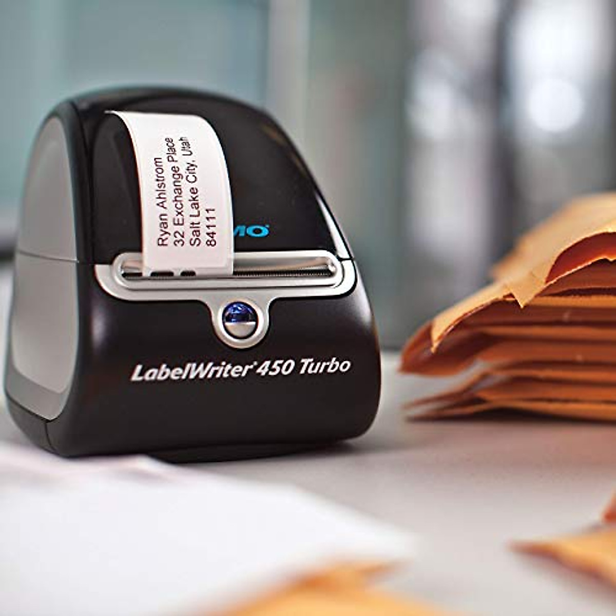 DYMO Label Printer | LabelWriter 450 Turbo Direct Thermal Label Printer, Fast Printing, Great for Labeling, Filing, Shipping, Mailing, Barcodes and More, Home & Office Organization (Renewed)
