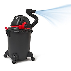 Shop-Vac 5985000 6 gallon 3.0 Peak HP Classic Wet Dry Vacuum, Black/Red