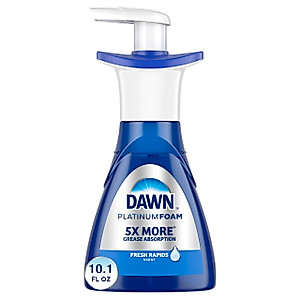 Dawn Ultra Platinum Foam Dishwashing Foam, Fresh Rapids Scent, 10.1 fl oz (Packaging May Vary)