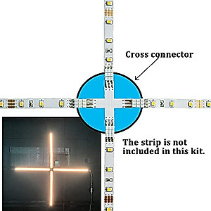 Accessories for WOBANE Cabinet Light Kit, 3 Pin Extention Connecter, FPCB Connecter