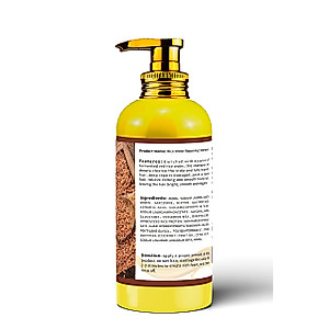 Looloon Rice Water Shampoo and Conditioner Set, 500ml (16.9 oz): Fermented Rice Water for Hair Growth, Moisturizing, Strengthening, and Damaged Hair Repair