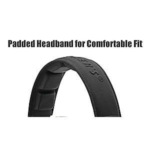 Walker's Dual Colored Passive Muff - Compact Folding Lightweight 26dB NRR Hunting Gun Range Shooting Hearing Protection Muff w/Padded Headband & PVC Earpads, Aqua Blue